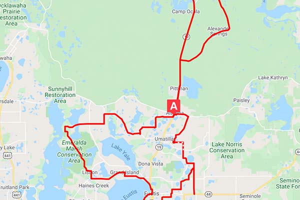 Route maps - Ride Mount Dora